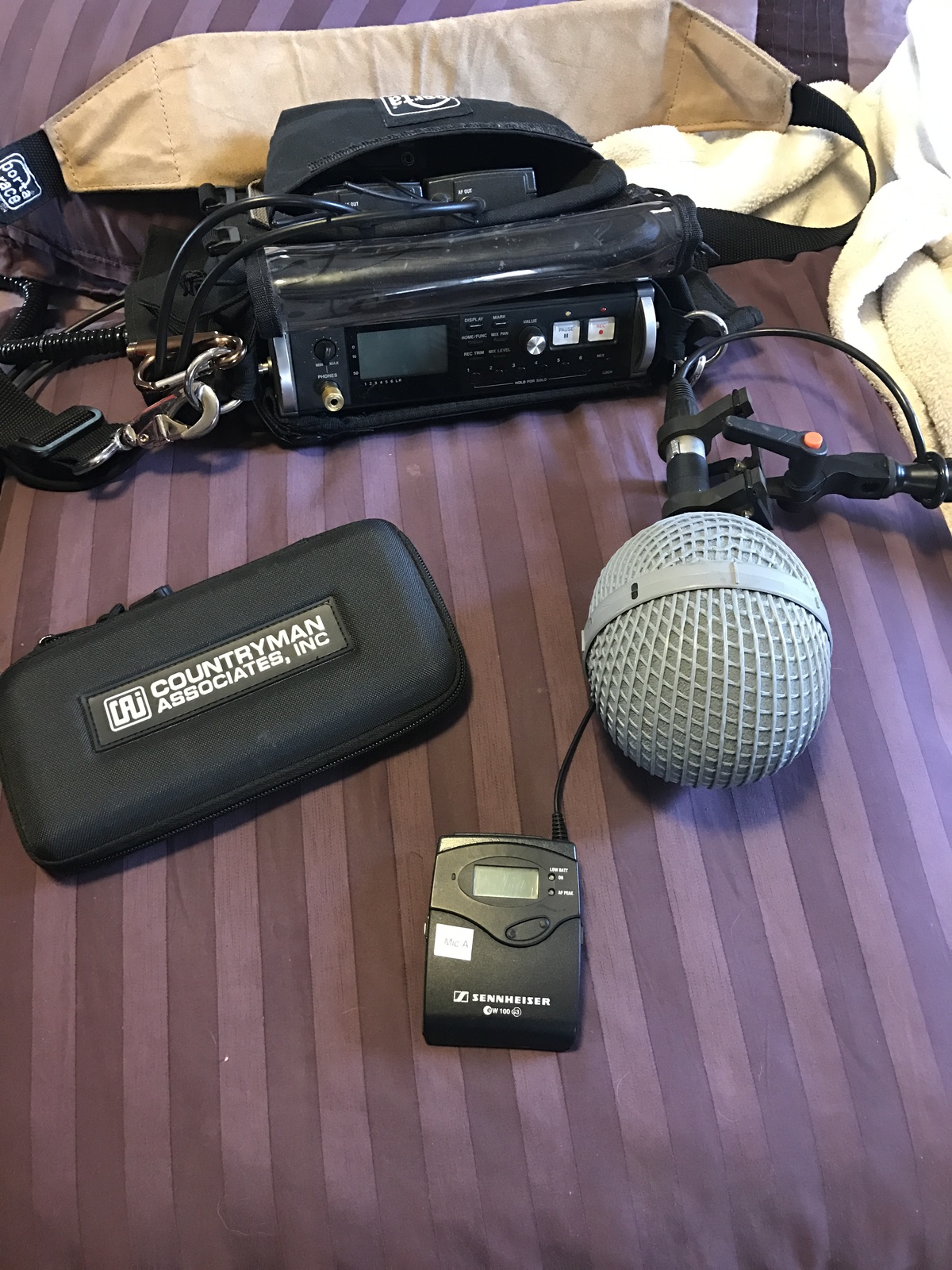 Rent a Tascam DR-680, 2 x Senn. G3 Mics w/ Countryman B6 and Boom, Best ...