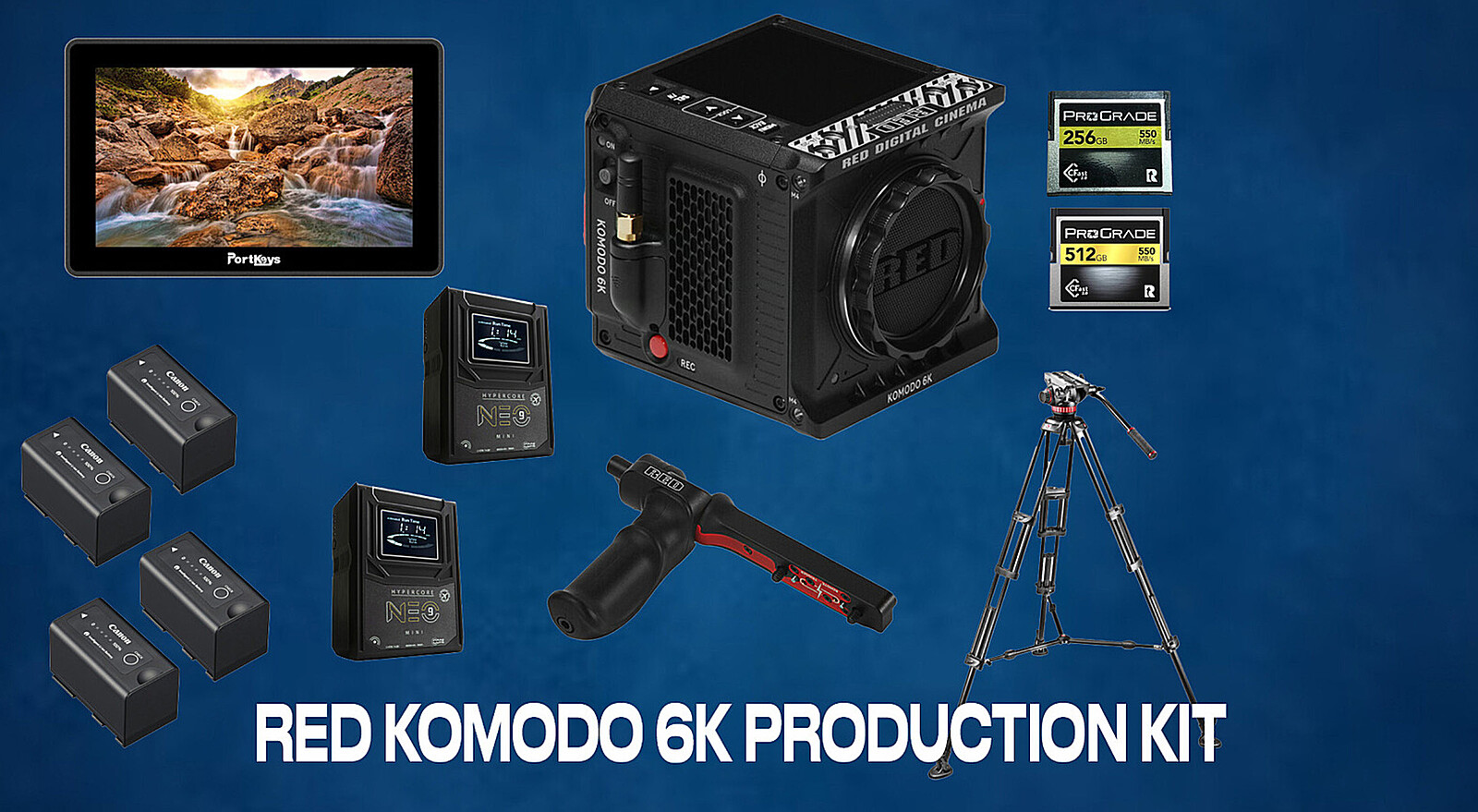 Rent a RED Komodo 6K Digital Cinema Camera (Canon RF) - PRODUCTION KIT ...