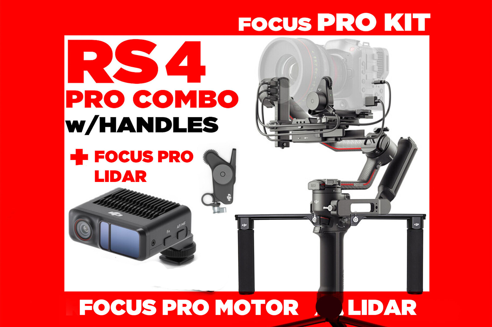 Rent a DJI RS4 Pro Combo Gimbal | LIDAR PRO | Focus Motor PRO , Best ...