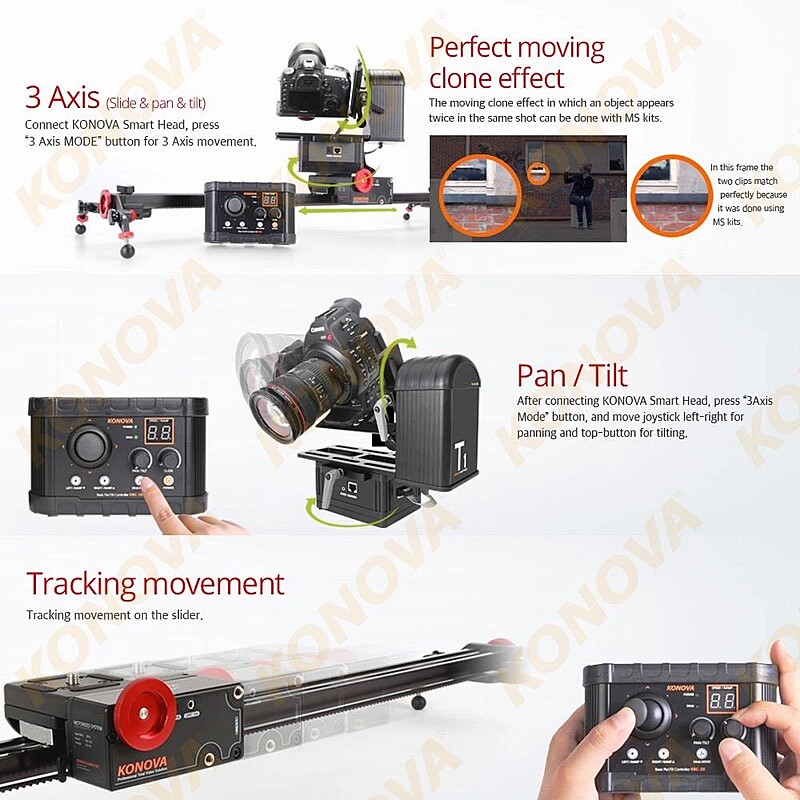 Rent a Konova K7 48" Time-lapse Motion Control Slider with Smarthead ...