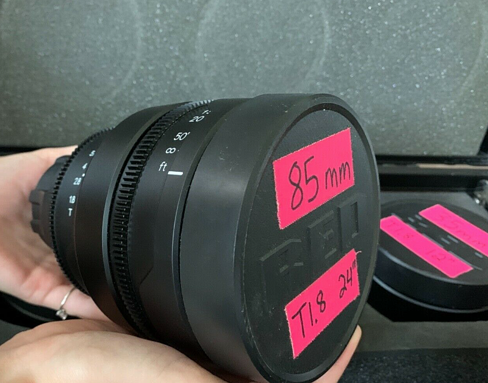 Rent a RED Pro Prime 5 Lens Set (25, 35, 50, 85, 100mm T1.8) PL, Best ...