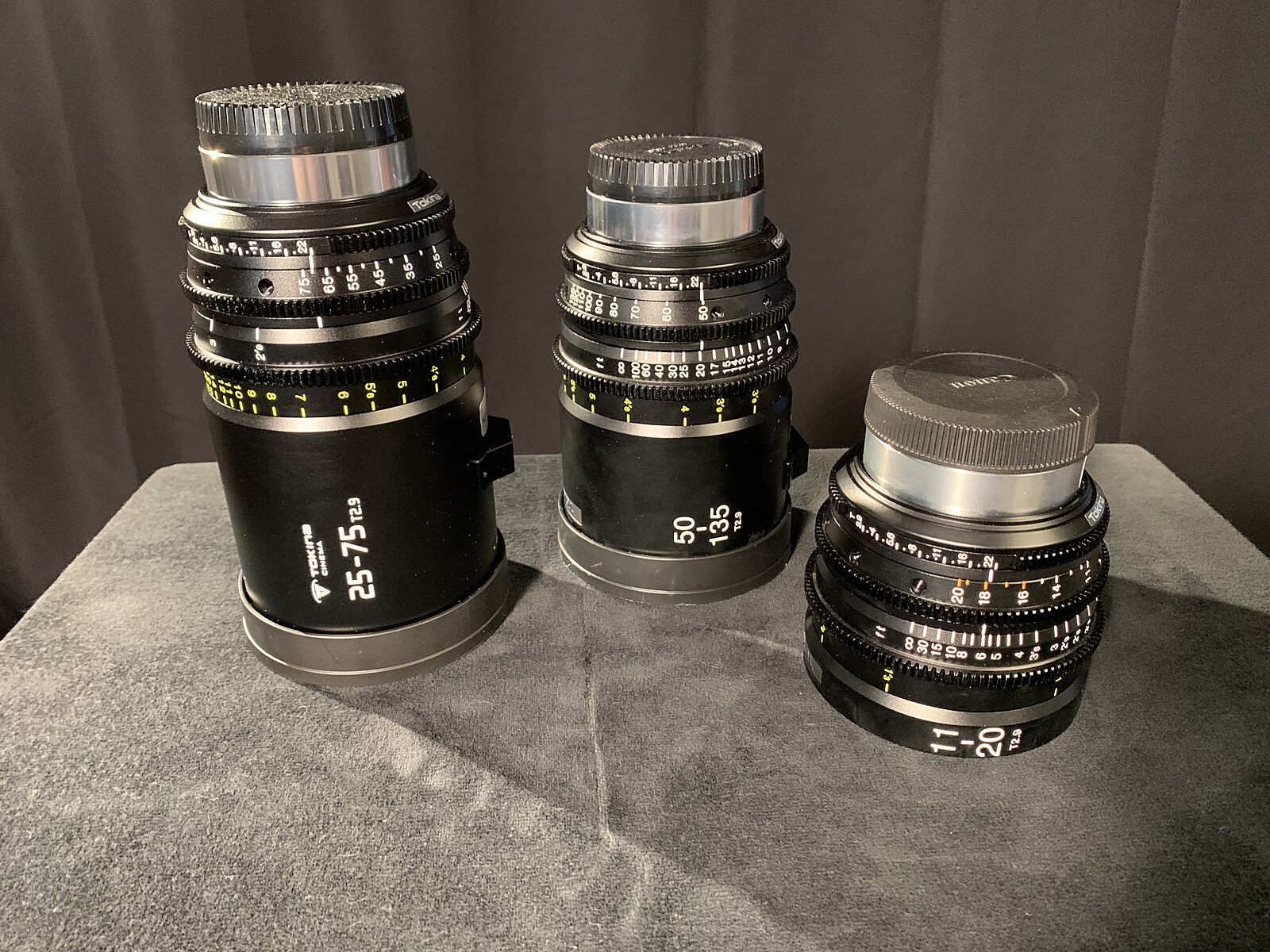 Rent A 3 Tokina Cinema Zoom Package EF Mount 11 20 25 75 50 135 Rent A 3 Tokina Cinema Zoom Package EF Mount 11 20 25 75 50 135