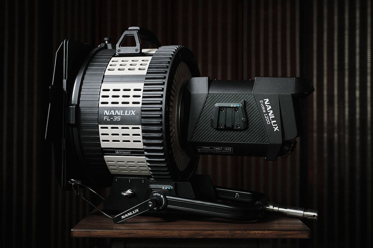 Rent a Nanlux Evoke 1200 LED Spotlight with FL-35 Fresnel AND Reflector ...